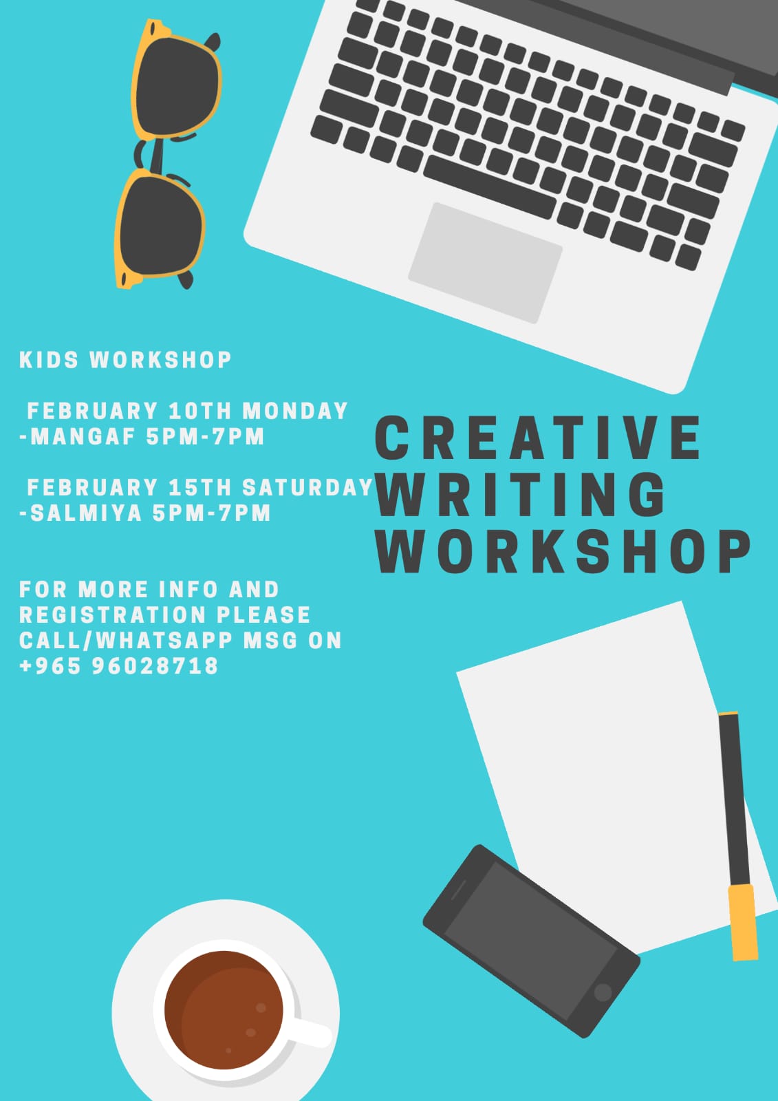 Creative Writing Workshop for your child - TimesKuwait