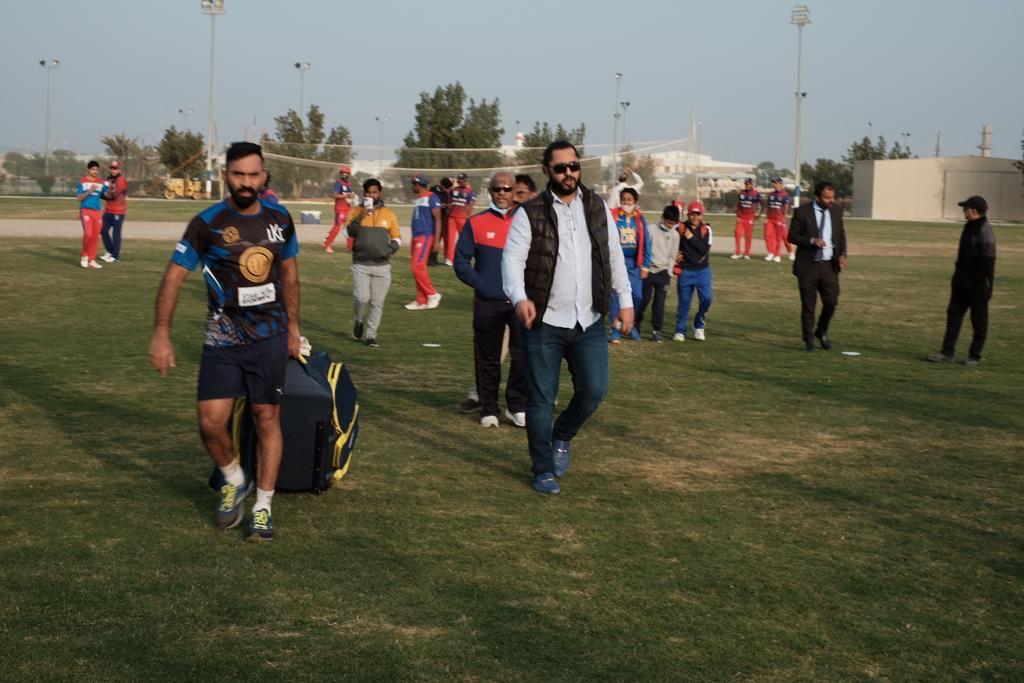Kuwait Cricket Club hosts Dinesh Karthik at Sulaibiya Cricket Ground ...