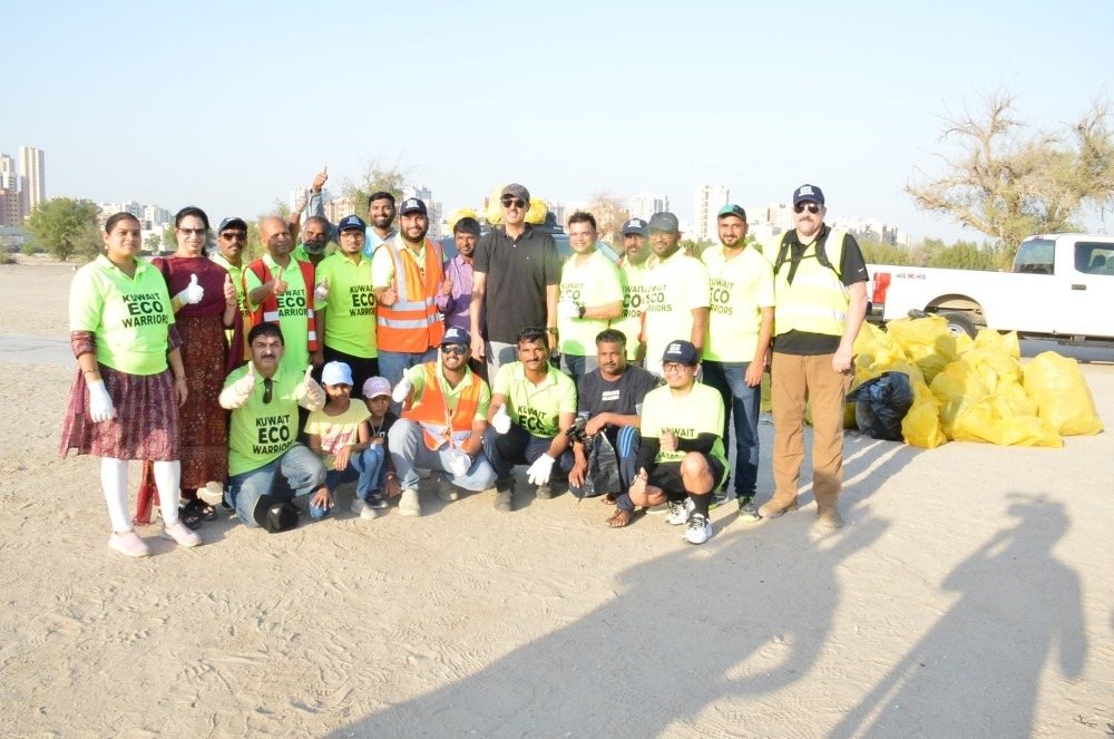 Kuwait Eco Warriors organise Successful World Cleanup Day - Times Kuwait