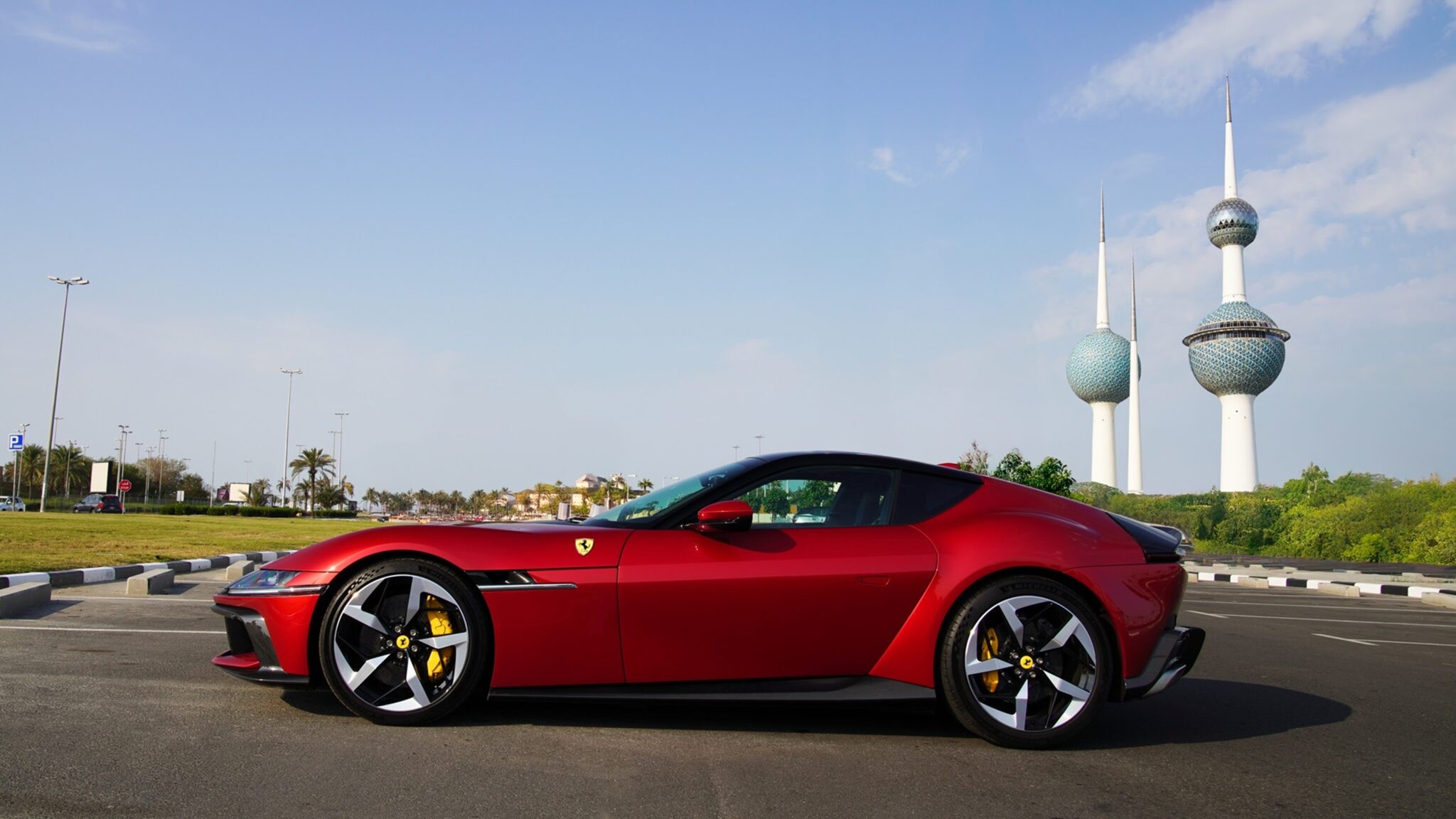 Ferrari 12Cilindri debuts in Kuwait at the iconic Kuwait Towers - Times ...