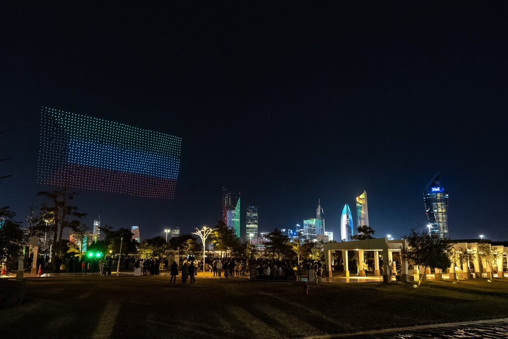 Kuwait’s sky shines with stunning drone display for National and ...