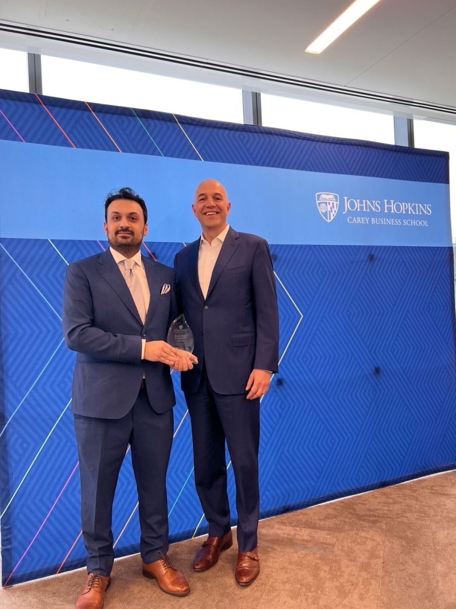 Dr. Hussein Al-Ali honored by Johns Hopkins University - Times Kuwait
