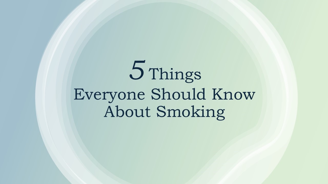 Clearing the air: Debunking myths about nicotine, tar, and smoke-free ...